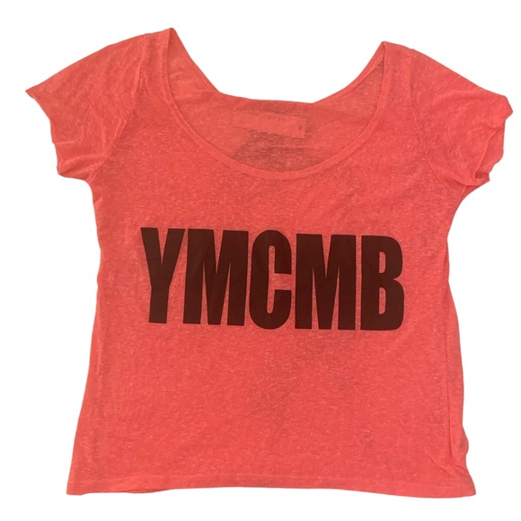 Tops | Ymcmb Neon Pink Tshirt | Poshmark